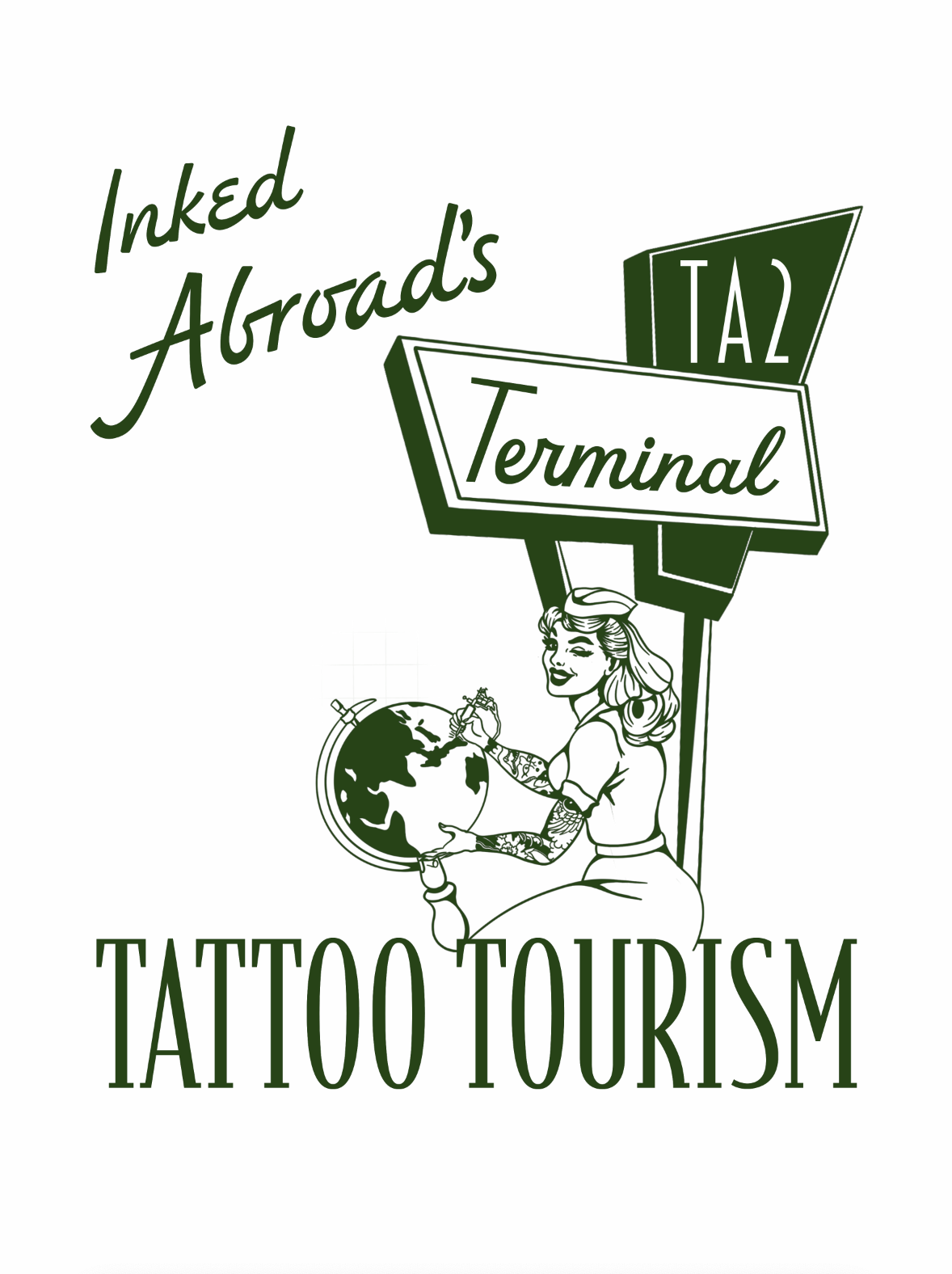 TATTOO TOURISM TEE – Inked Abroad Merch